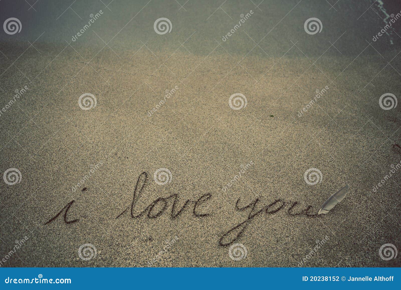 Message in the Sand stock photo. Image of romance, receding - 20238152
