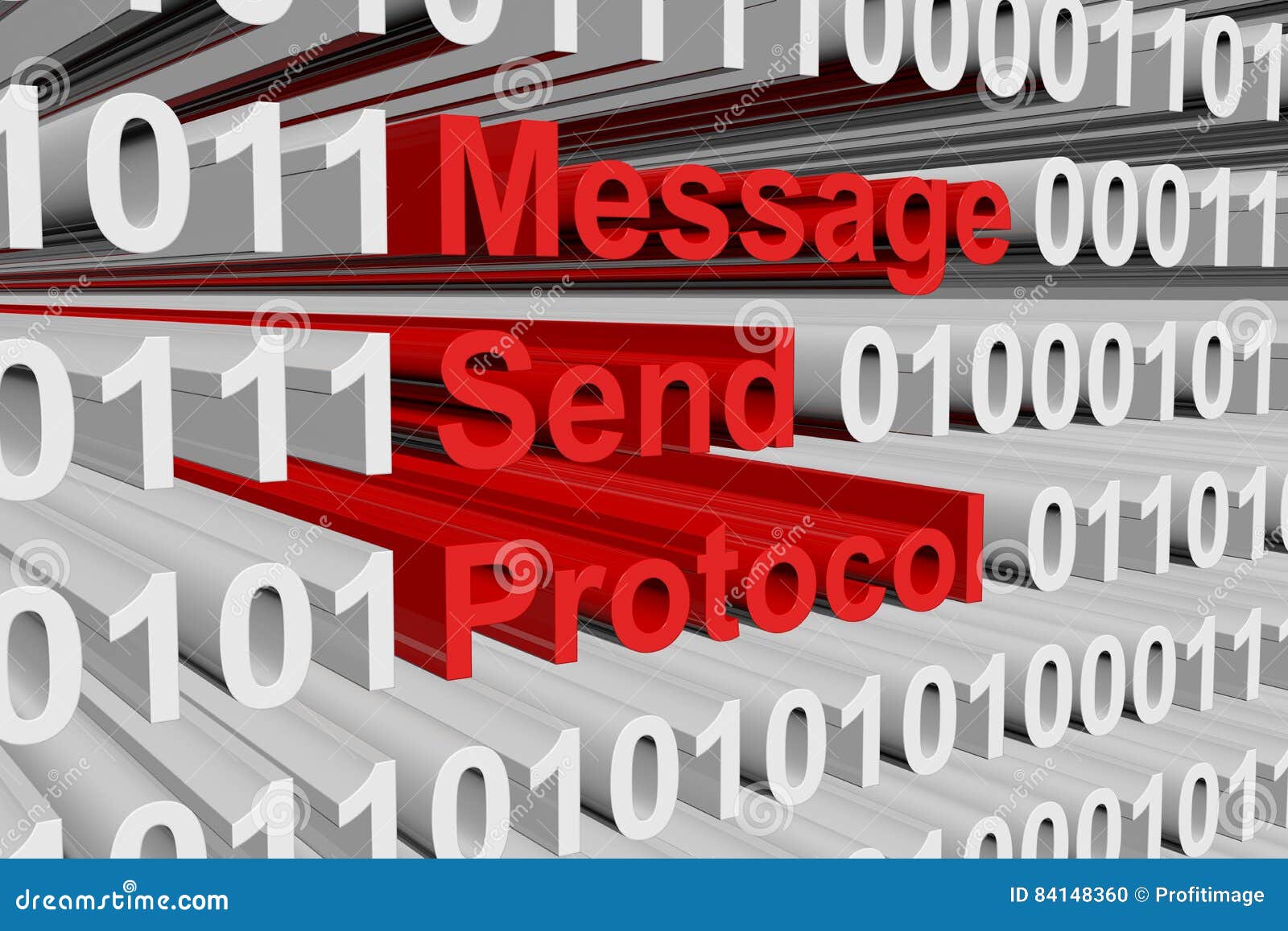 Message send protocol stock illustration. Illustration of information ...