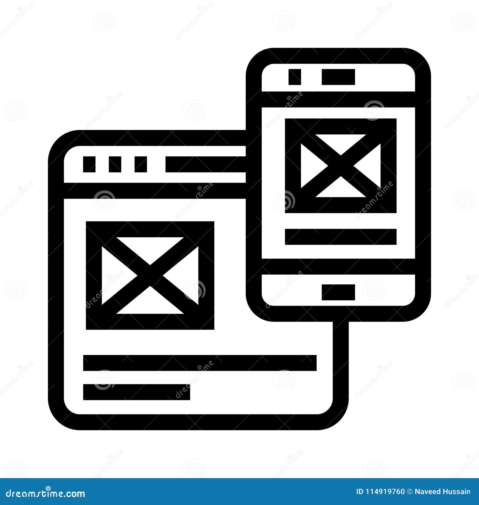 Message Sharing Vector Line Icon Stock Vector - Illustration of premium ...