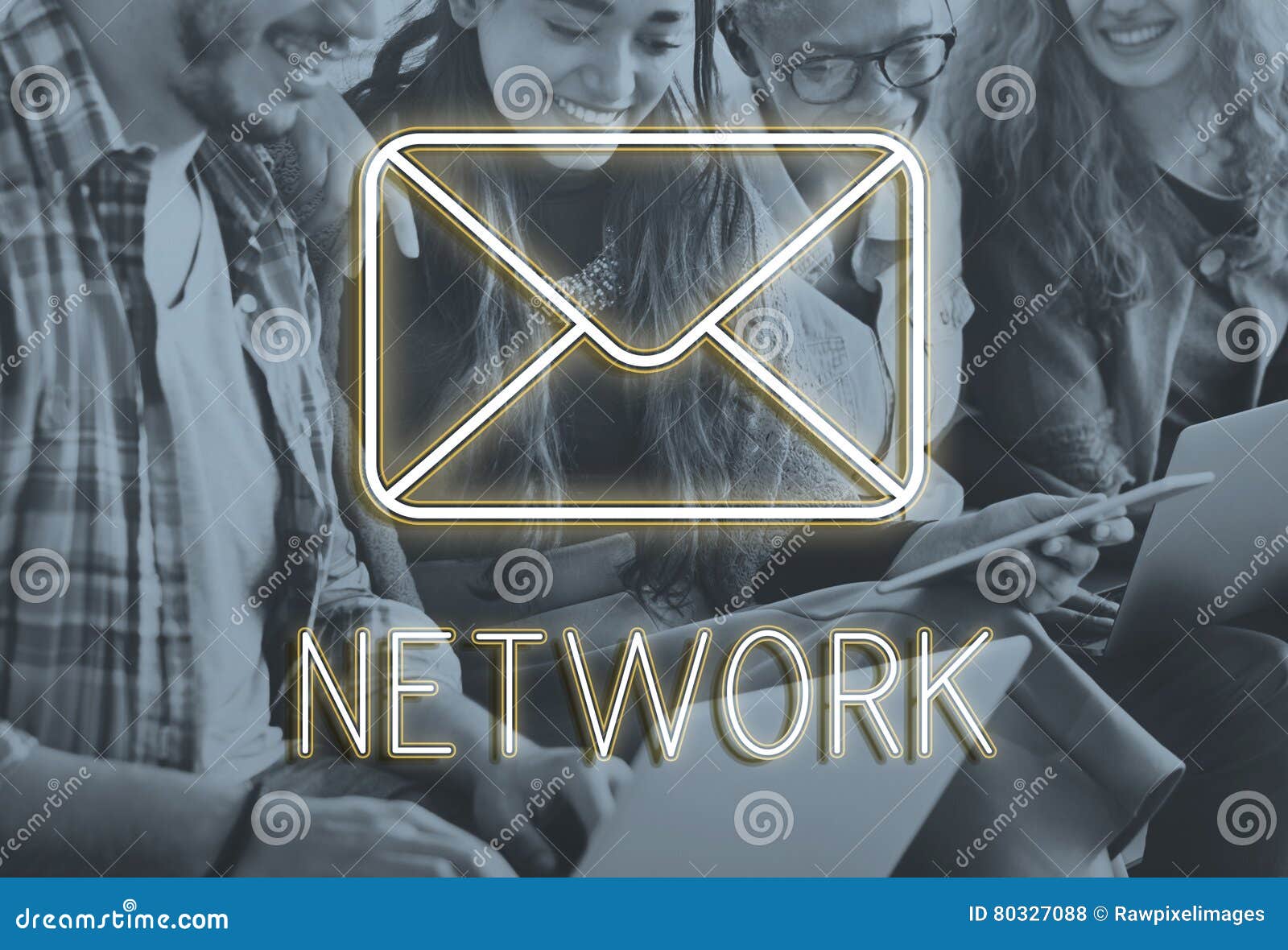 Message Social Network Chat Texting Graphic Concept Stock Photo - Image ...
