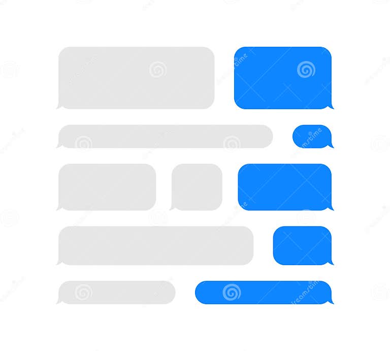 Message Speech Bubbles Template Chat Stock Vector - Illustration of ... Message Speech Bubbles Template Chat Stock Vector - Illustration of ...