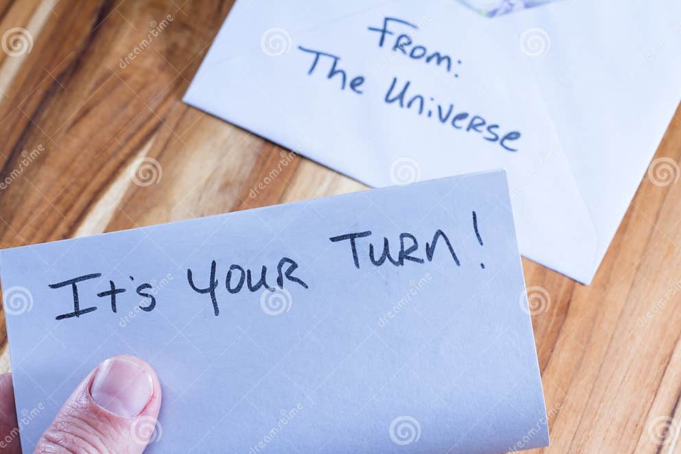 Message Spirituel Dans Le Courrier Photo stock - Image du heureux ...