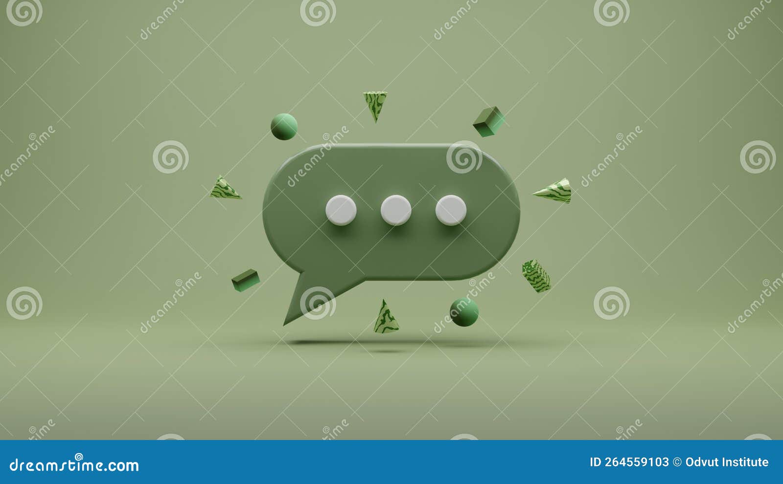 Message Status Box 3D Rendered, Social Media Post Design Stock ...