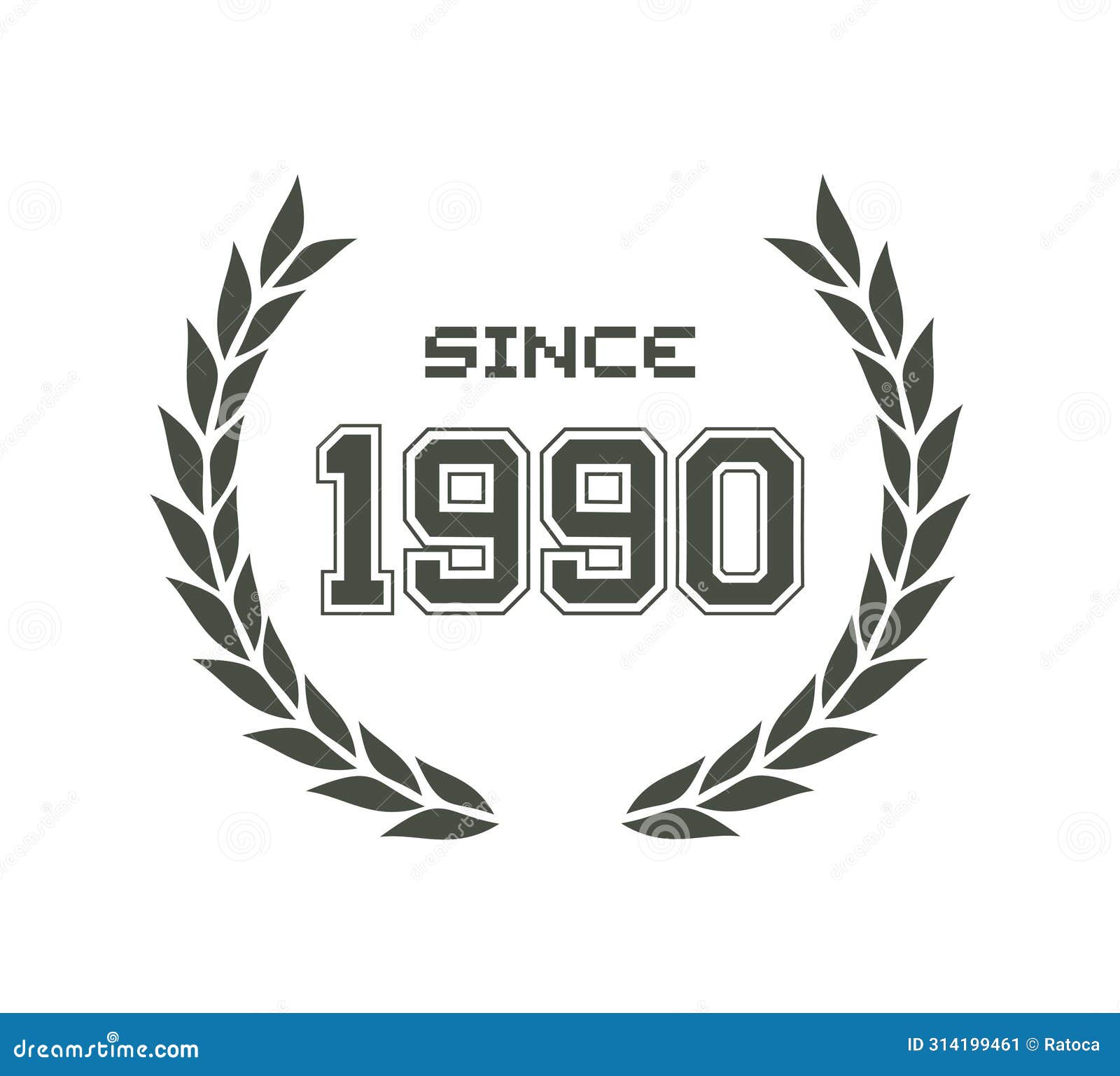 Since 1990 Message Symbol Cartoon Vector | CartoonDealer.com #314199461