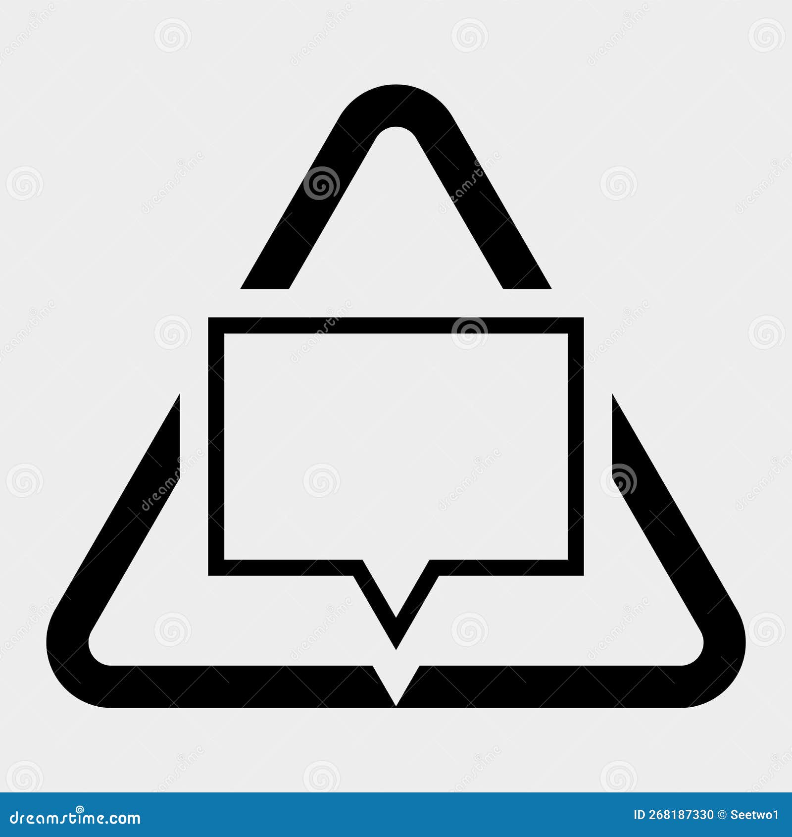 Message,thought Icon Symbol Sign Isolate on White Background,Vector ...