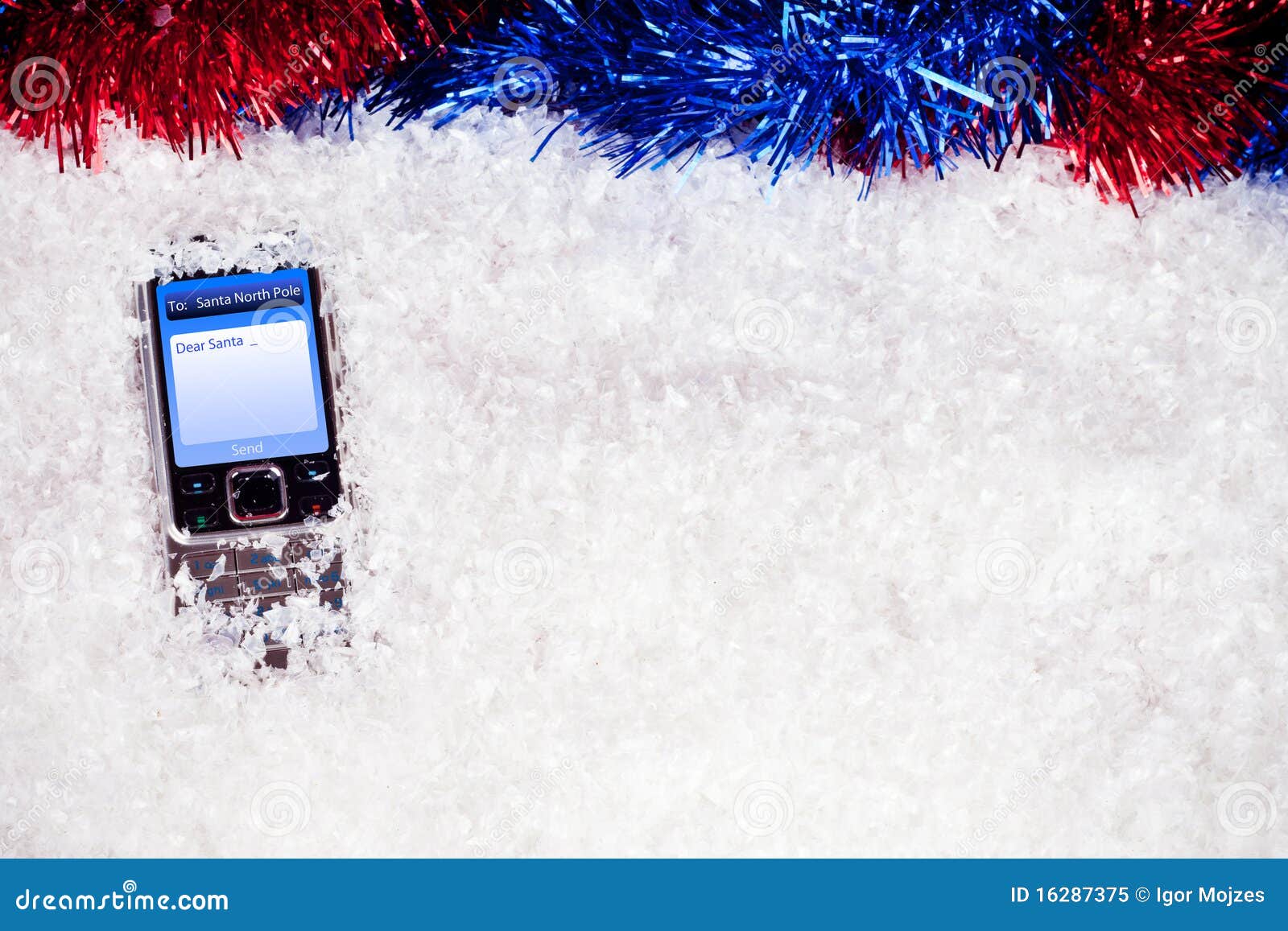 Message to Santa claus stock image. Image of communication - 16287375