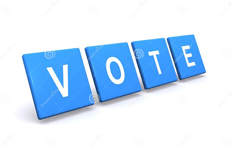 Message to use your vote stock illustration. Illustration of ballot ...