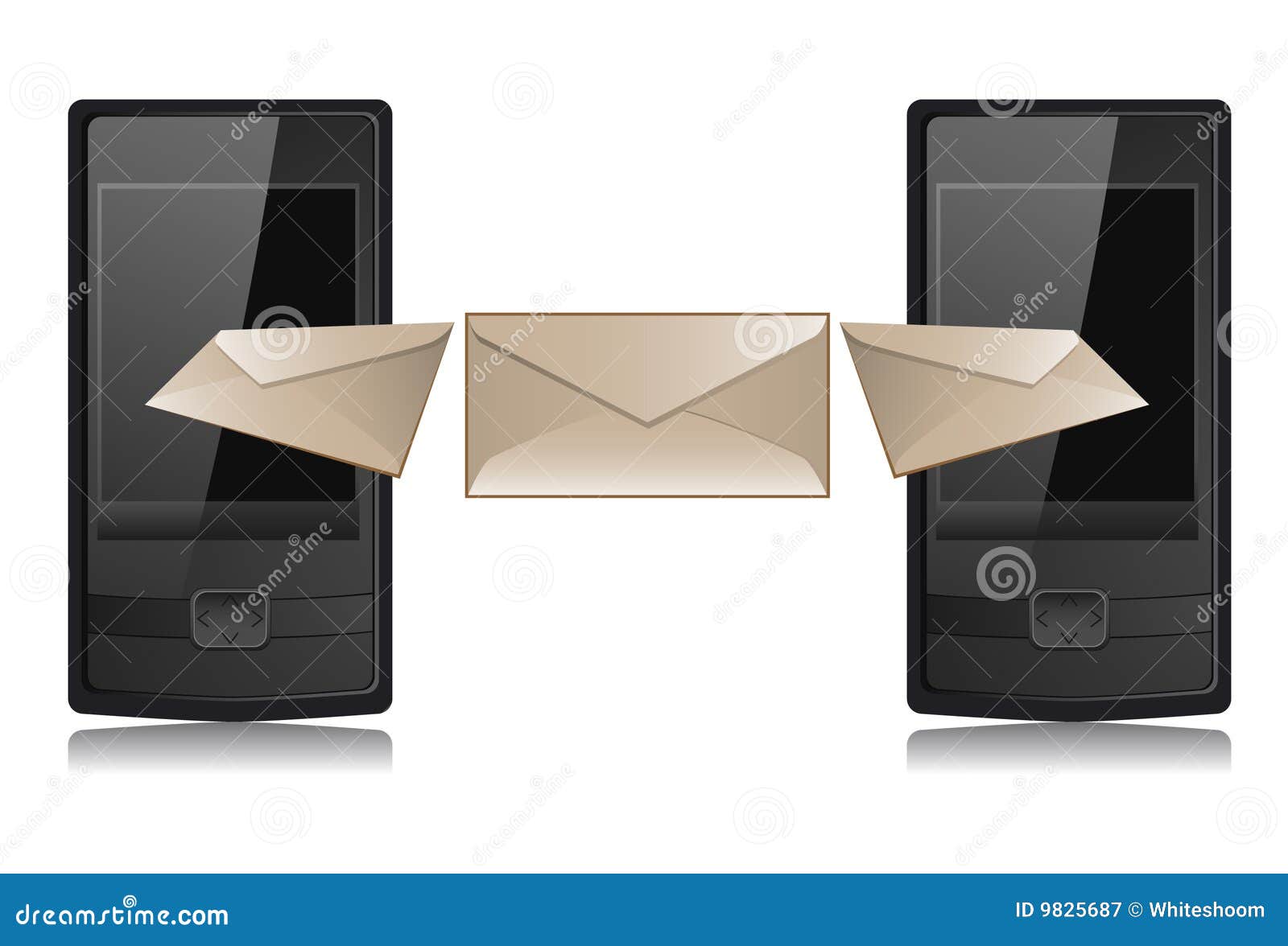 Message transfer stock vector. Illustration of global - 9825687