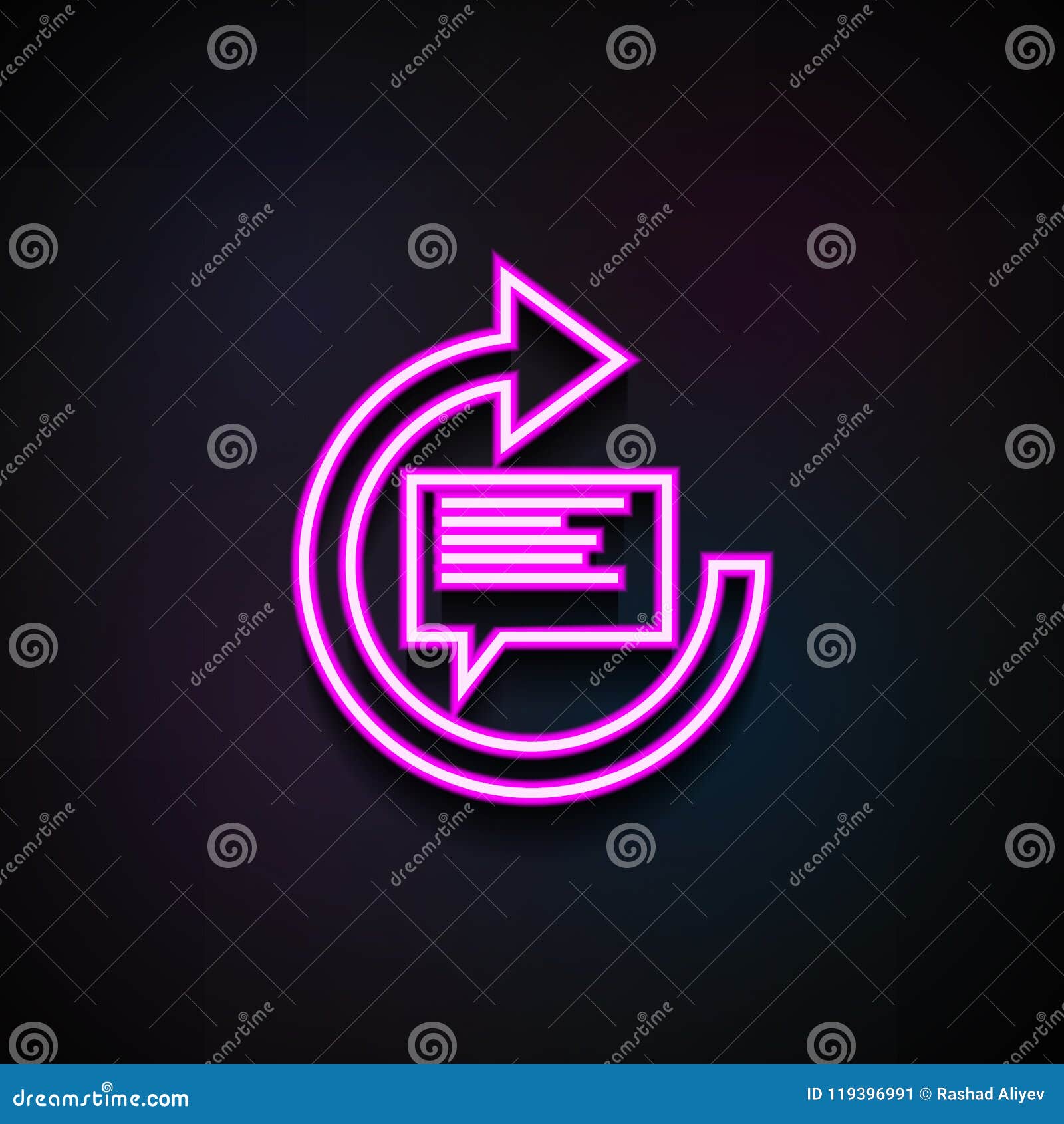 Message Update Icon. Element of Minimalistic Icons for Mobile Concept ...