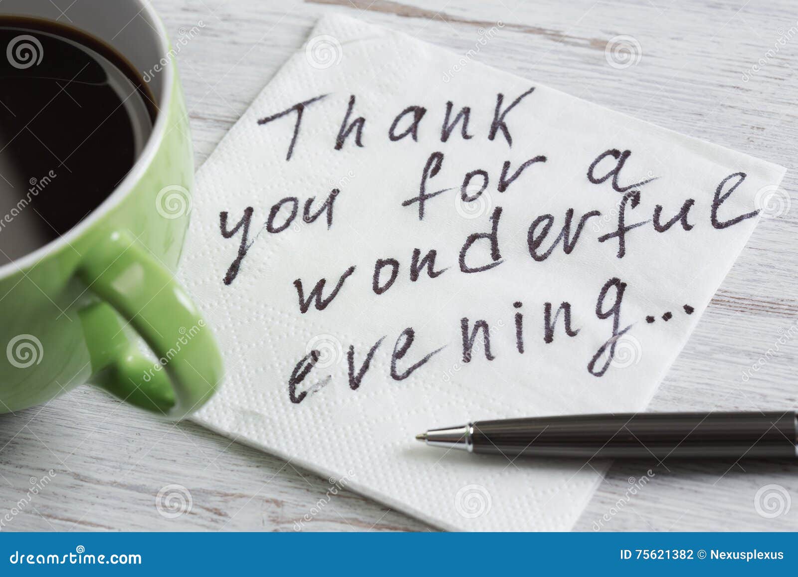 Message written on napkin stock photo. Image of romantic - 75621382