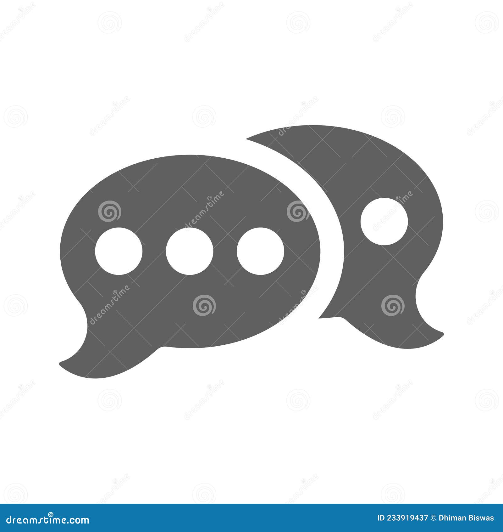 Messages, Communication, Sms Icon. Gray Vector Graphics Stock Vector ...