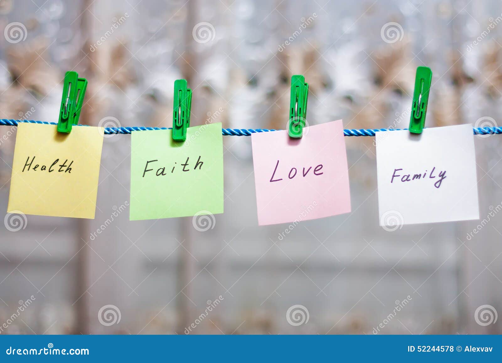 Messages Written on a Paper Stock Photo - Image of values, pins: 52244578