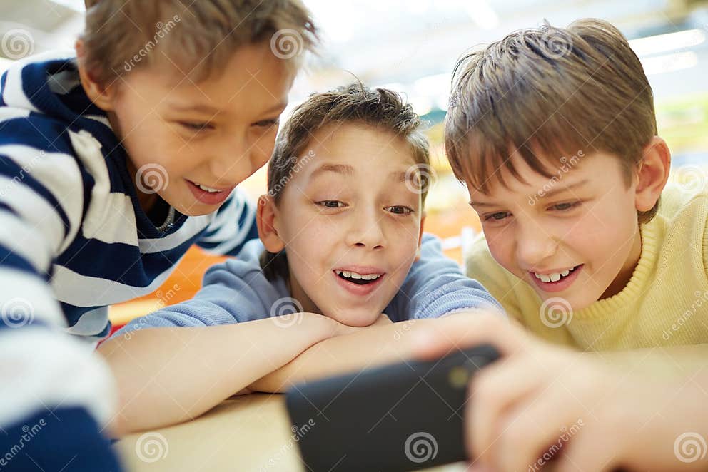 Messaging children stock image. Image of caucasian, leisure - 57852033