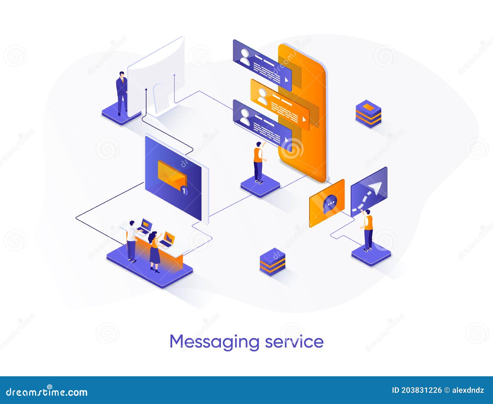Messaging Service Stock Illustrations – 9,721 Messaging Service Stock ...