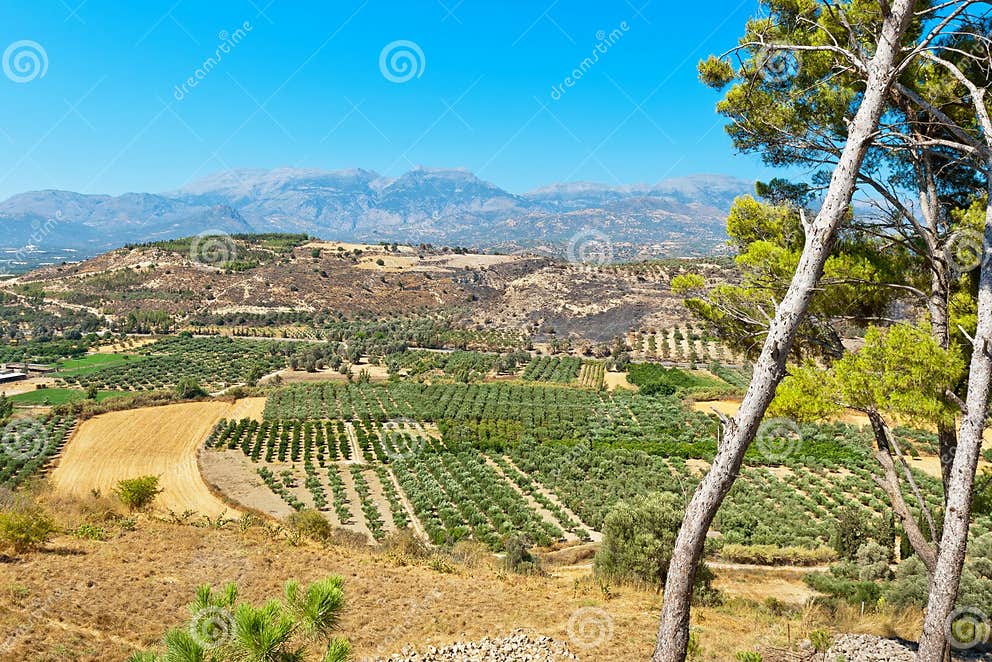 Messara Plain. Crete, Greece Stock Photo - Image of island, land: 70079968