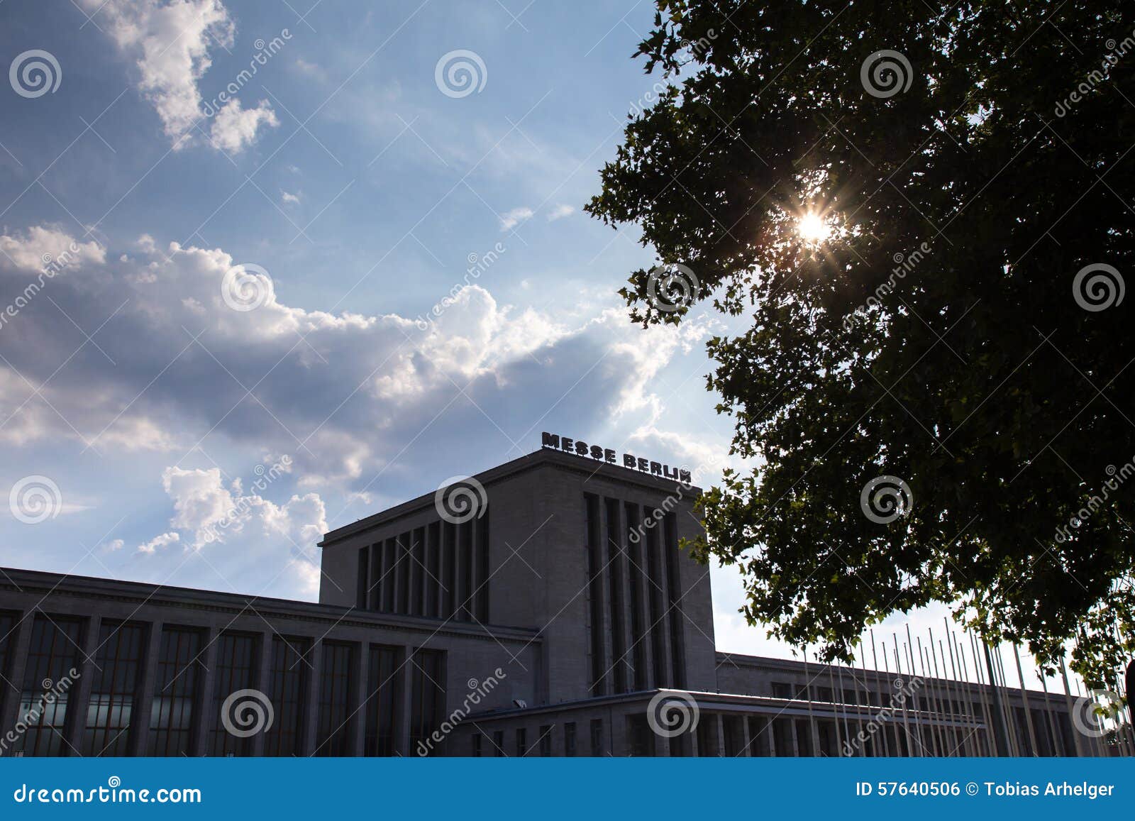 Messe Buildings Berlin Germany Editorial Photo - Image of funkturm ...