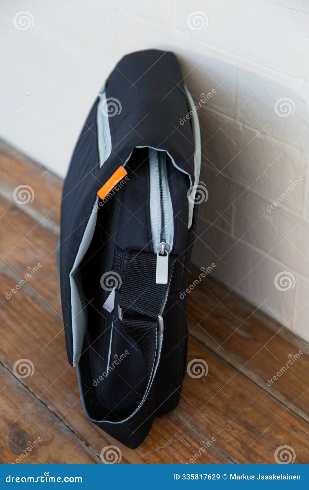 Messenger Bag, Side View stock image. Image of work - 335817629