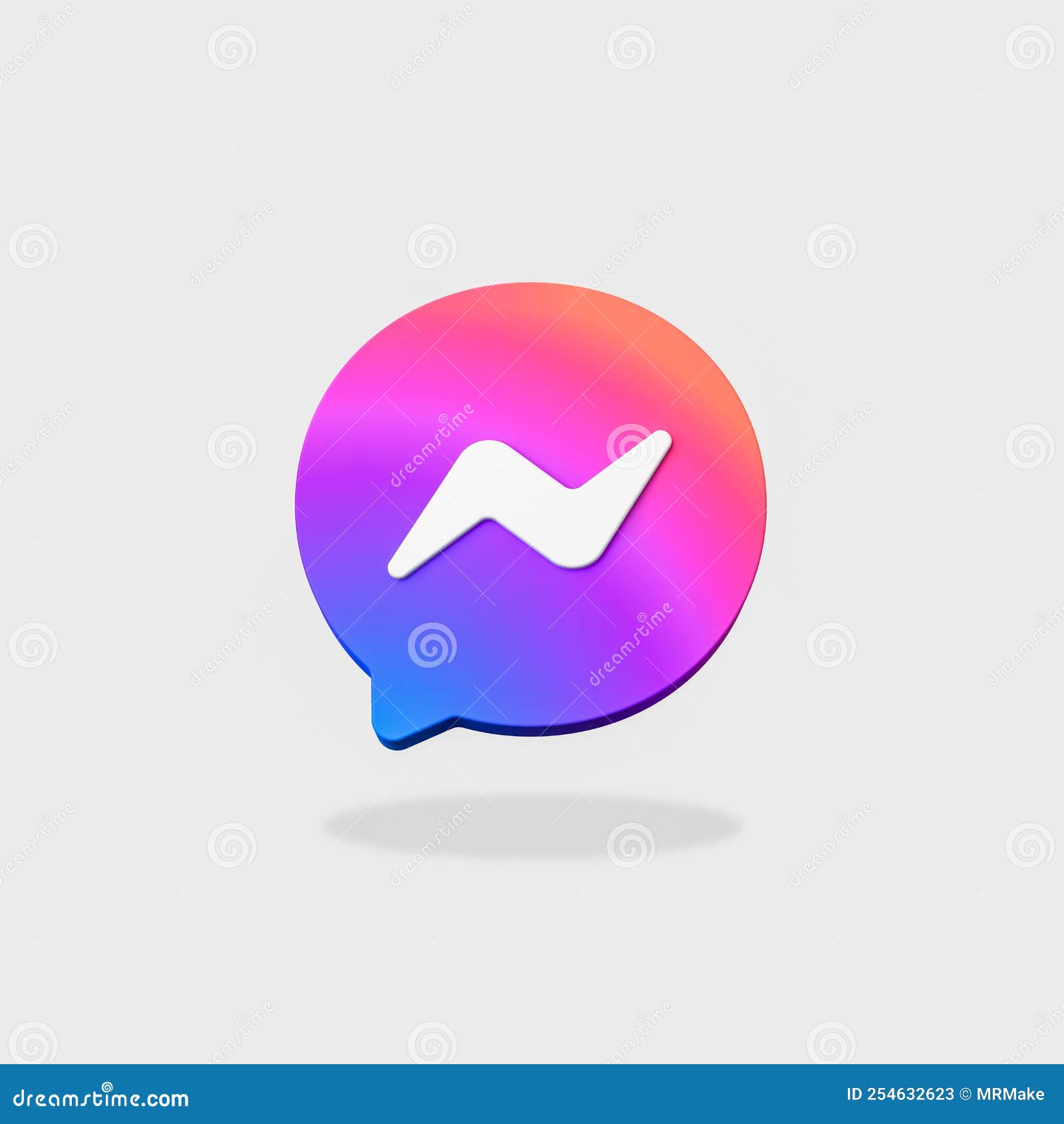 Messenger Logo on Flat Gray Background Editorial Stock Photo ...