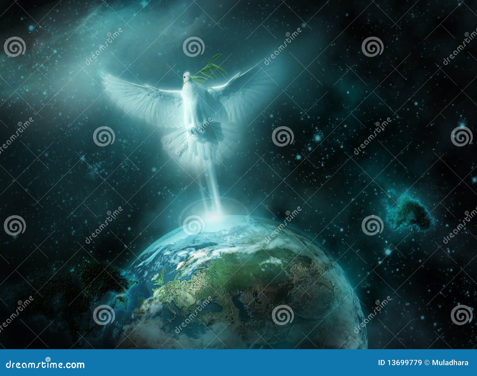 Messenger of peace stock image. Image of meditation, peace - 13699779