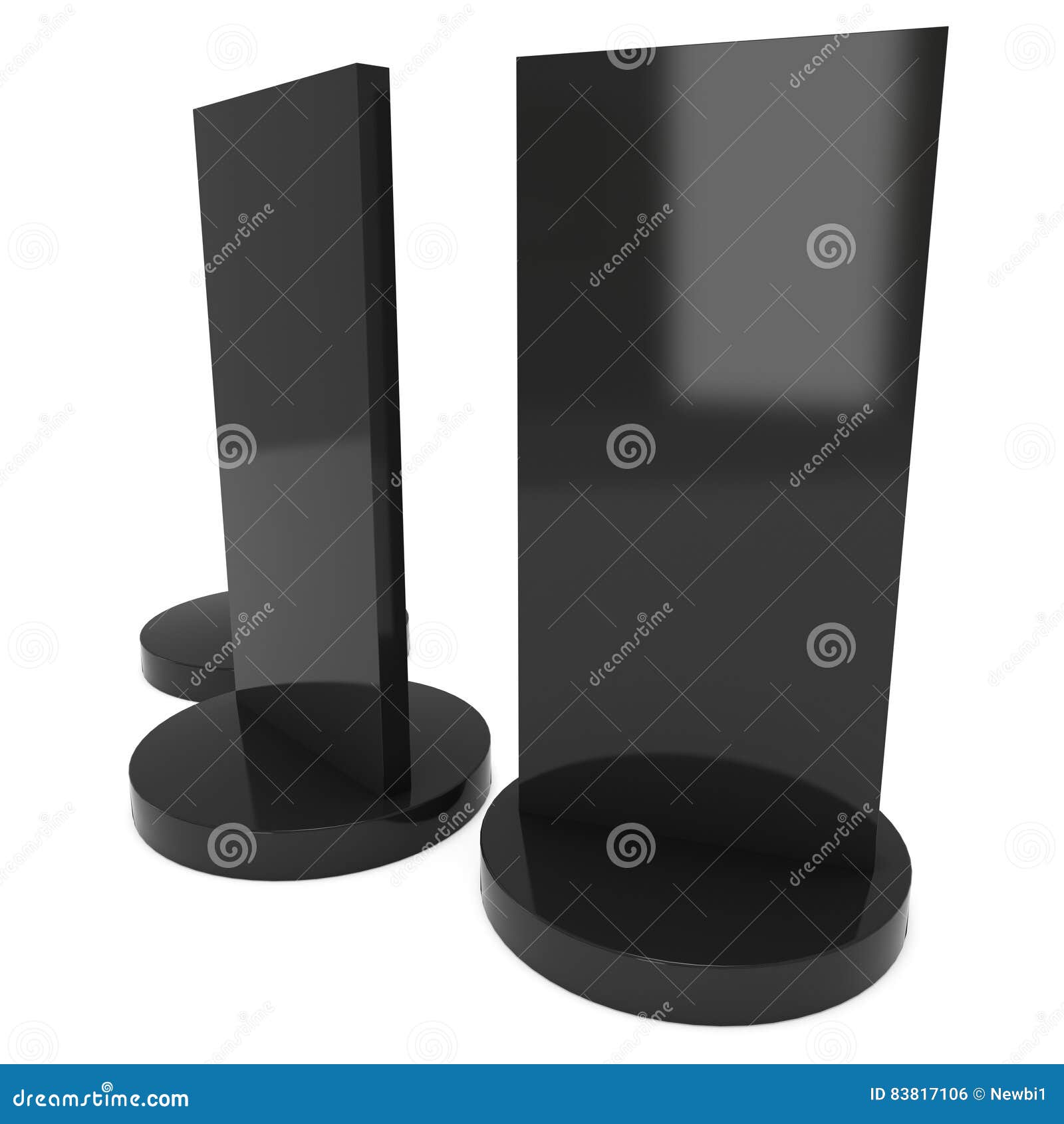 Messenstand LCD-Bildschirm-Stand Stock Abbildung - Illustration von ...