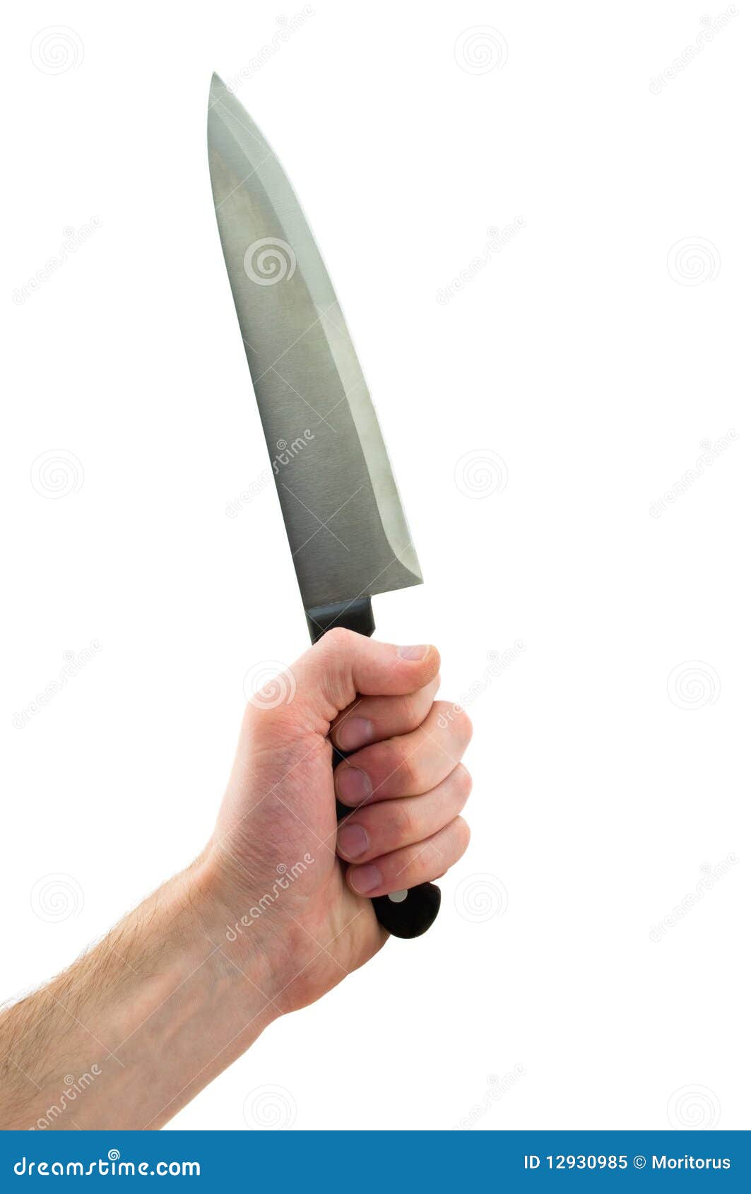 Messer in der Hand stockbild. Bild von nachricht, unterhalt - 12930985