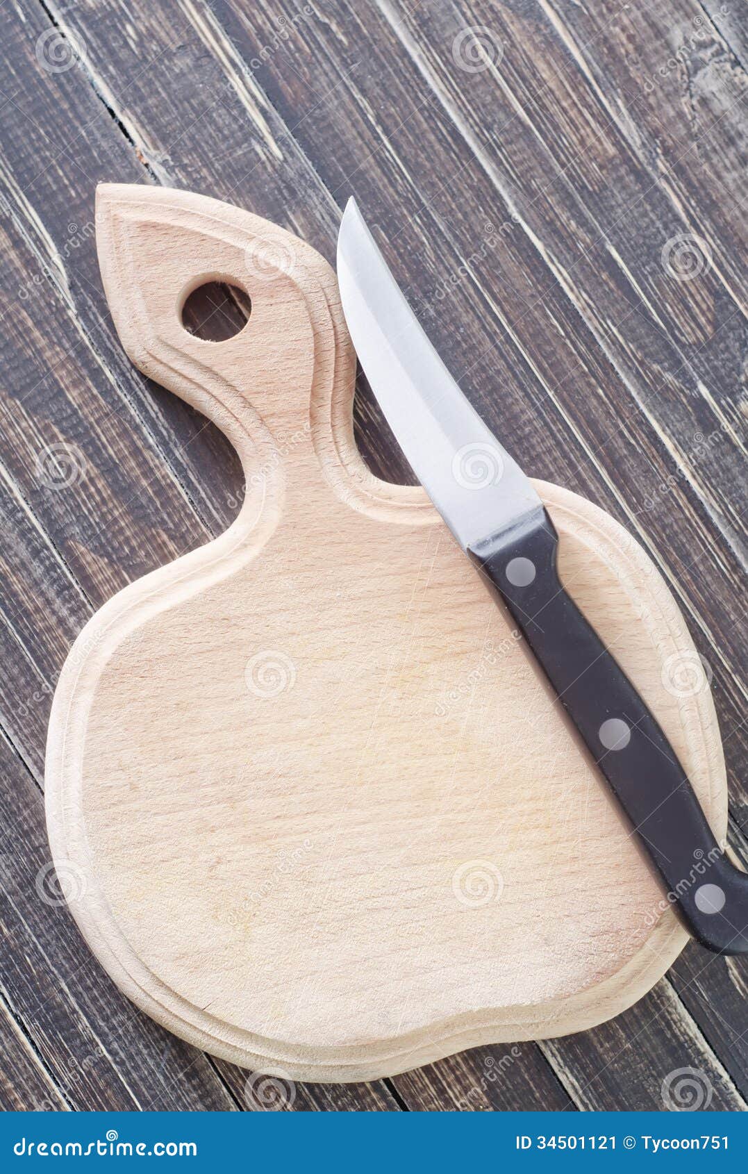 Messer und Brett stockbild. Bild von fotographie, ansammlung - 34501121
