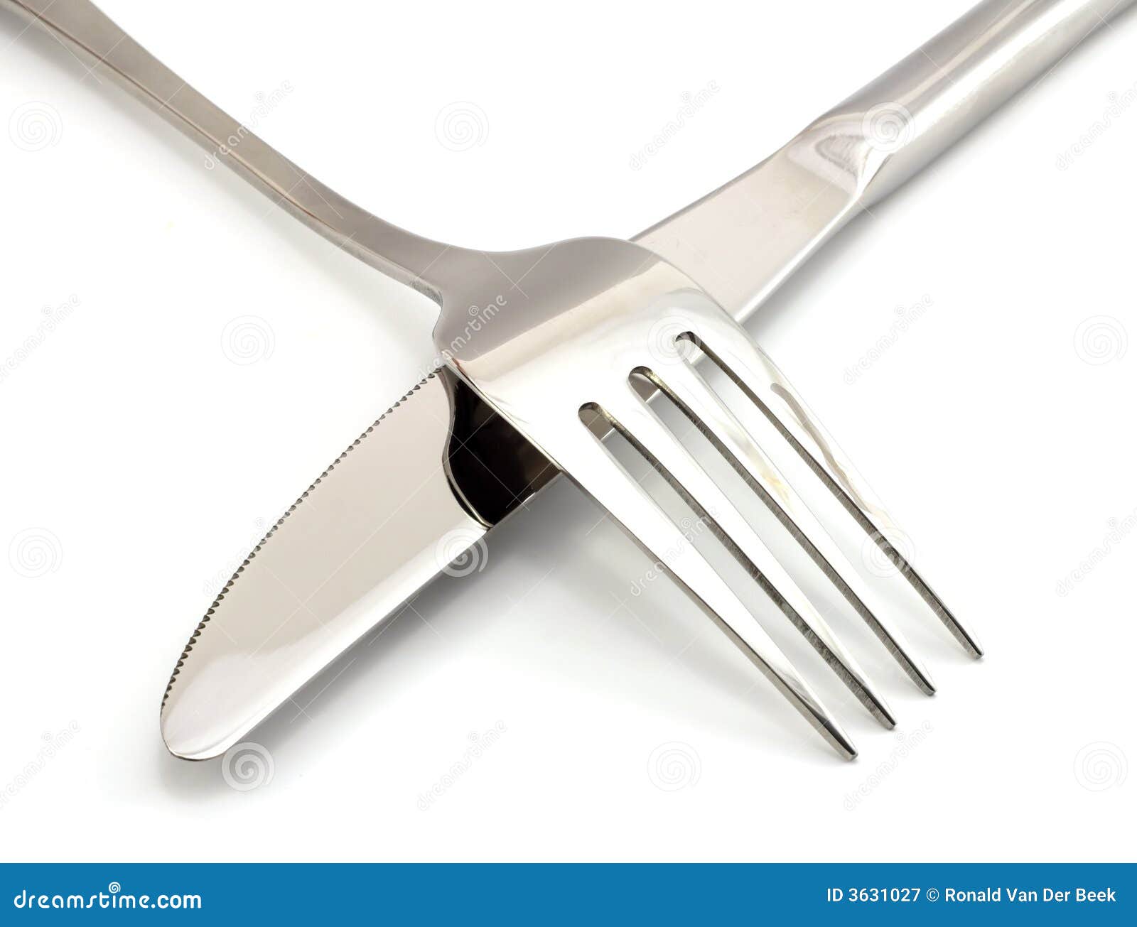 Messer und Gabel stockbild. Bild von silber, nahrung, abendessen - 3631027