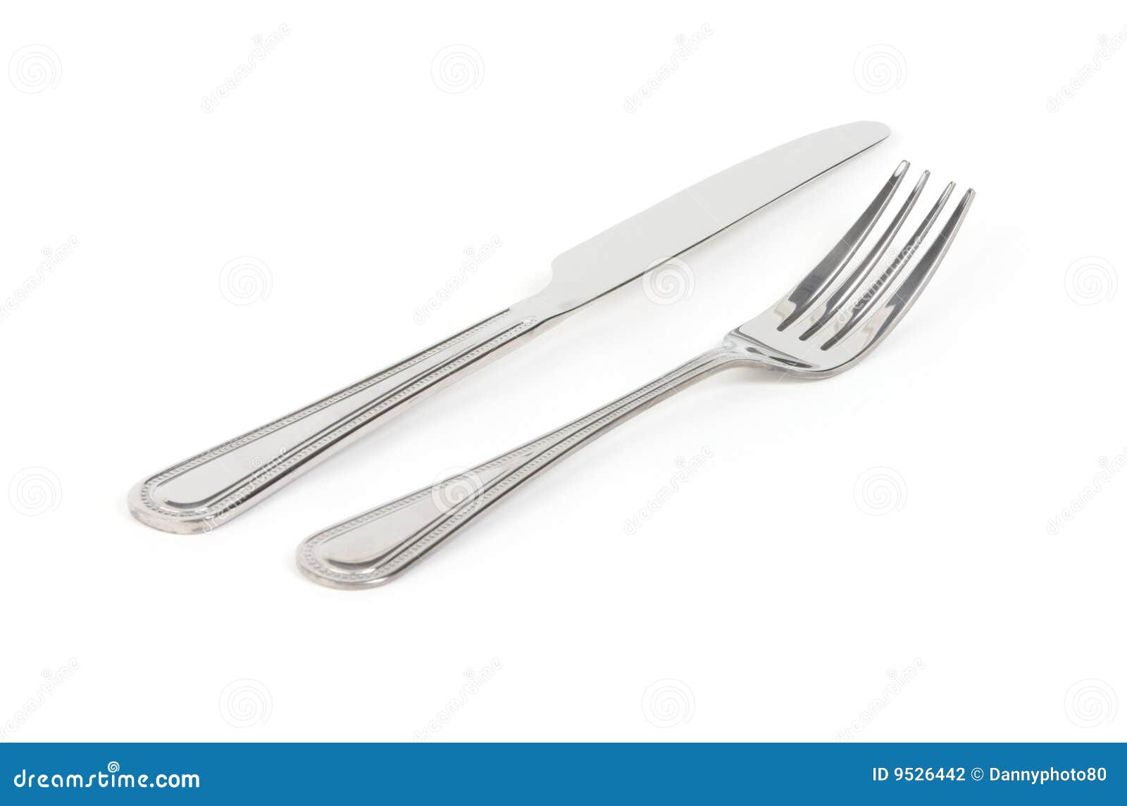 Messer und Gabel stockfoto. Bild von messer, glänzend - 9526442