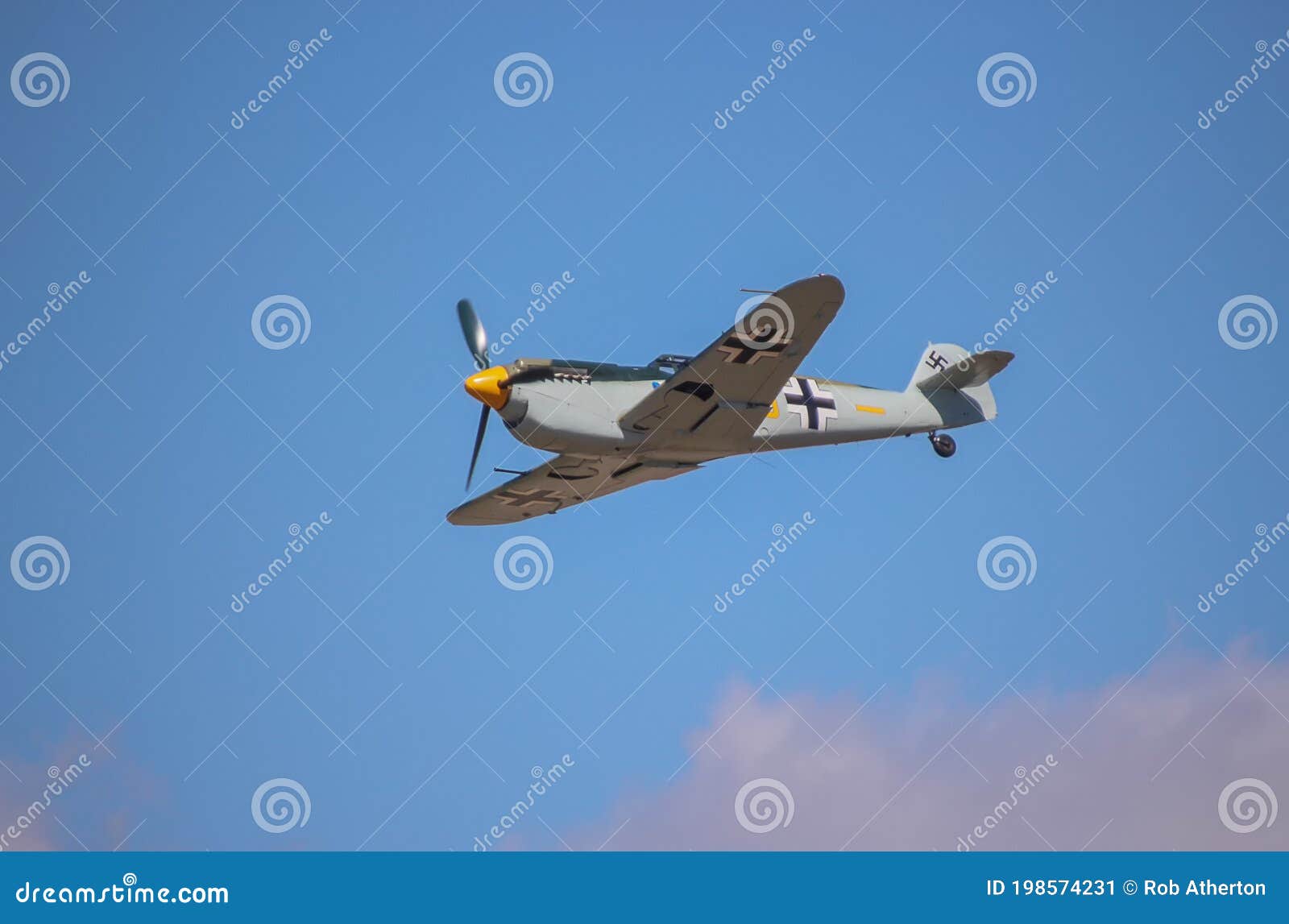 A Messerscgmitt BF-109 Fighter Plane from World War II Editorial Photo ...