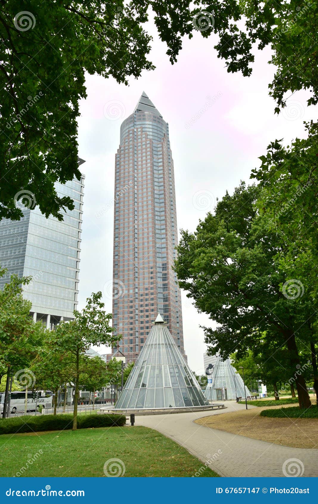 The MESSETURM Tower in Frankfurt on the Main, Germany Editorial ...