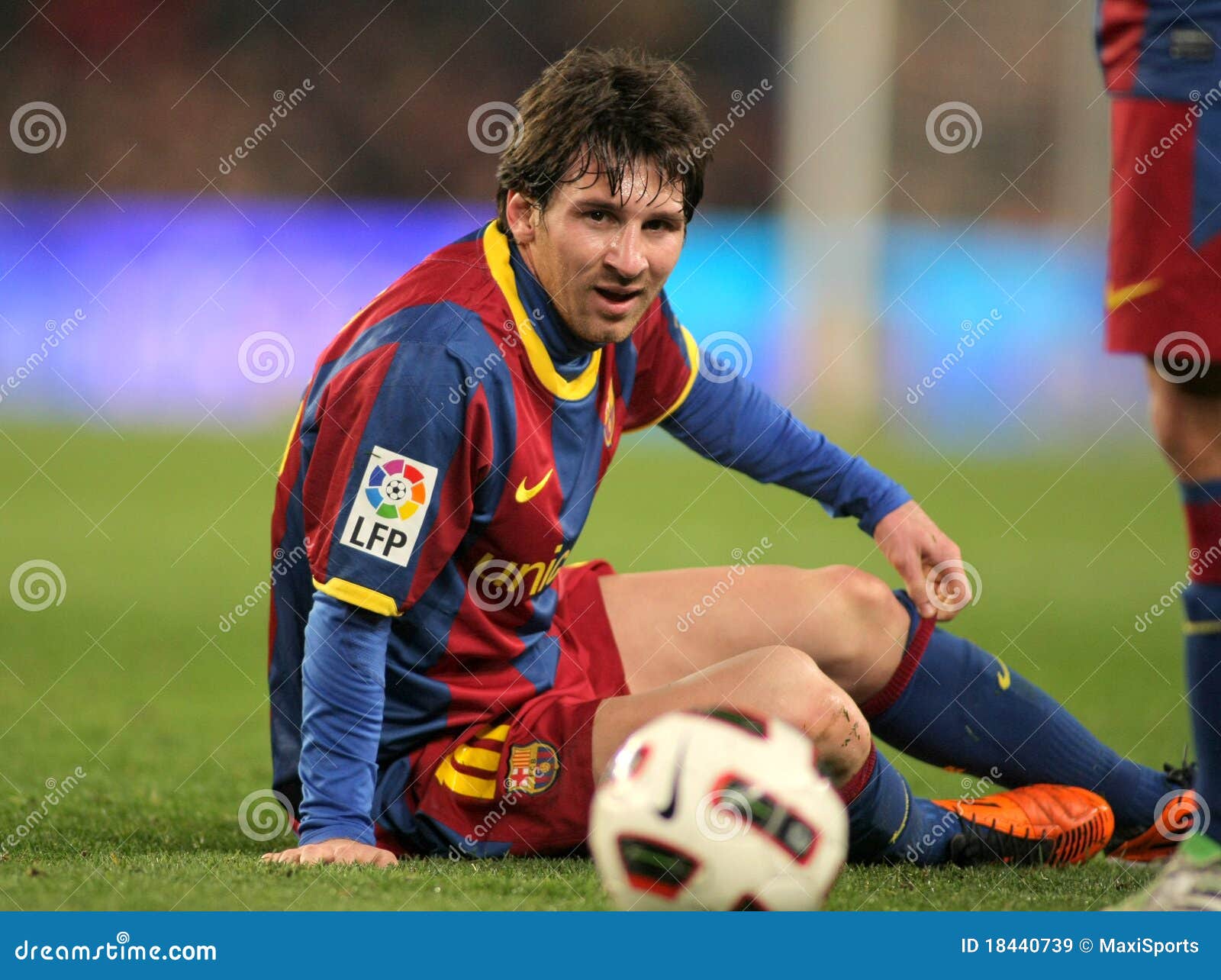 Messi of Barcelona editorial stock image. Image of futbol - 18440739
