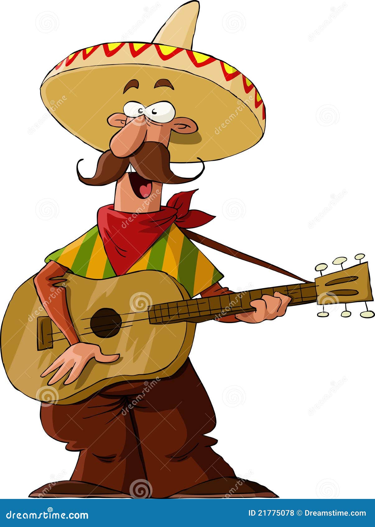 Messicano illustrazione vettoriale. Illustrazione di persona - 21775078