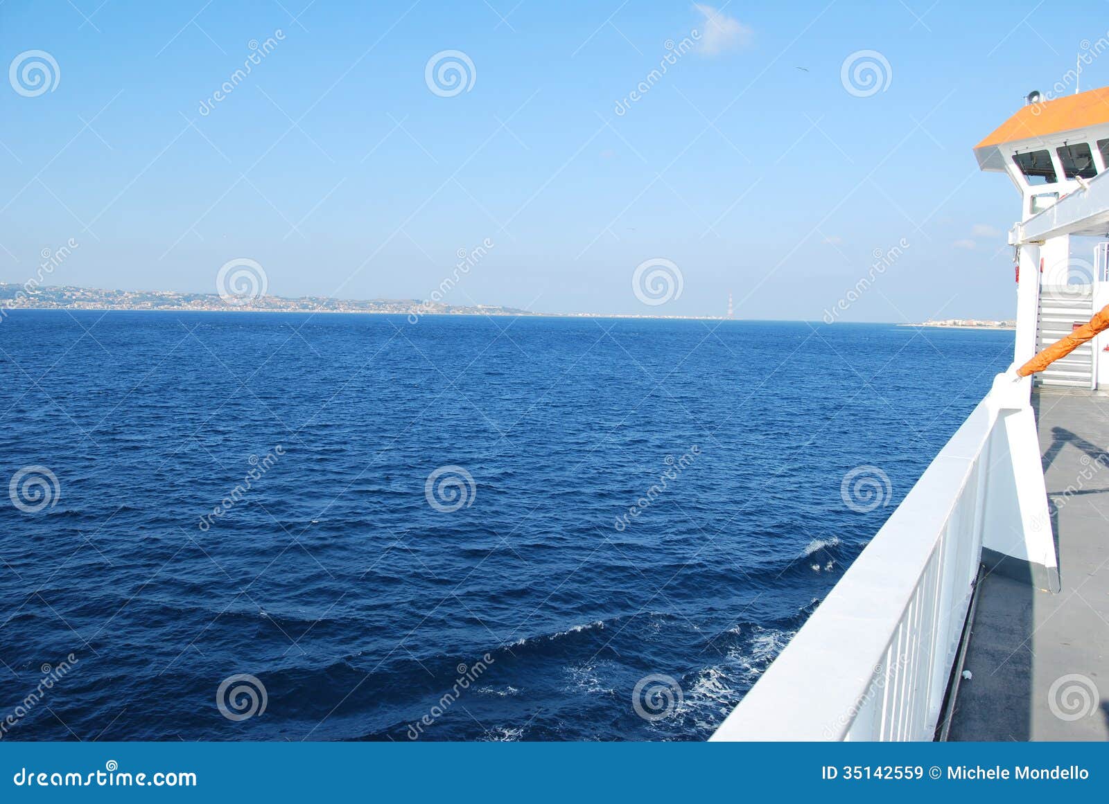 Messina Strait stock image. Image of blue, view, strait - 35142559