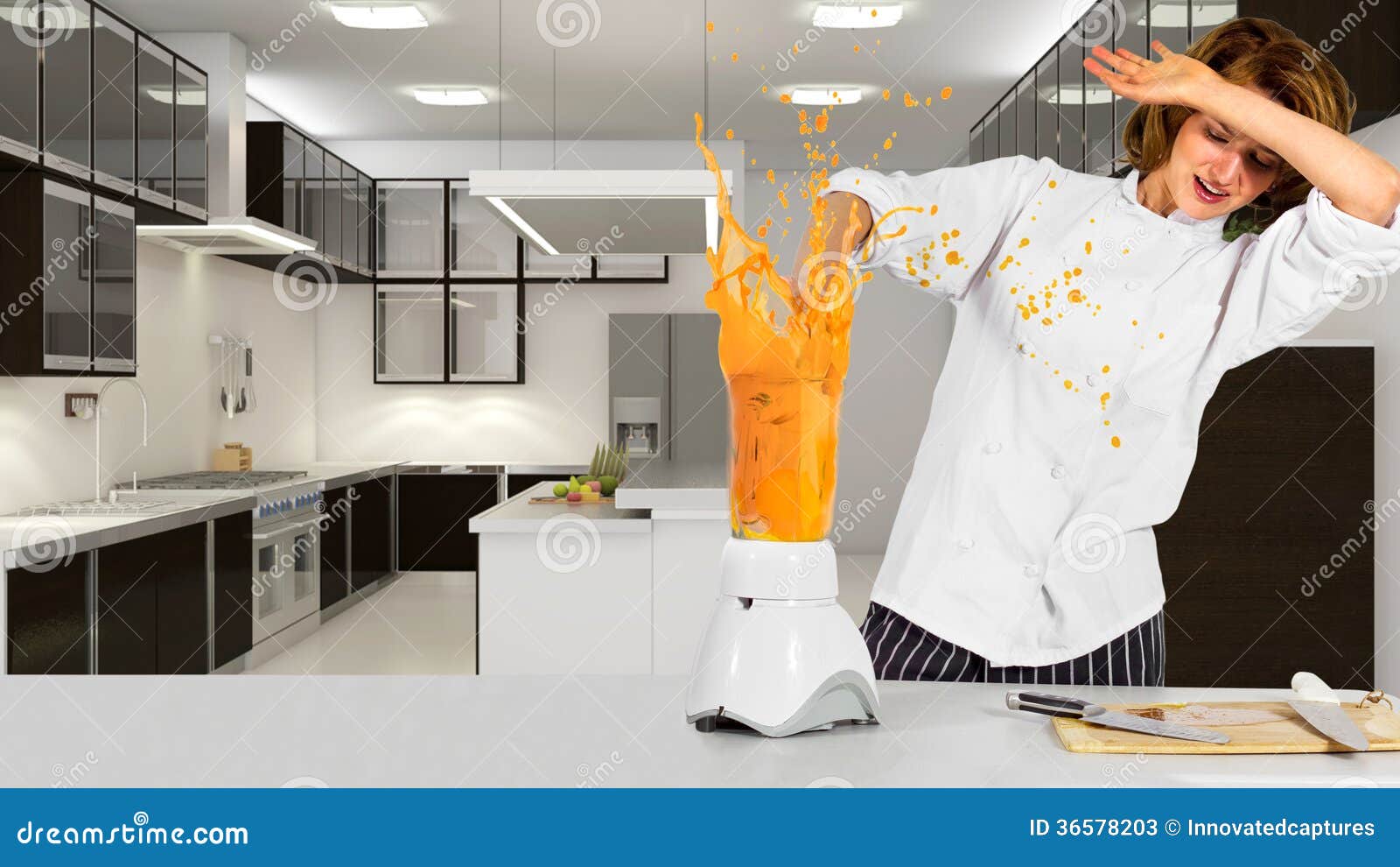 Messy Blender stock image. Image of blended, culinary - 36578203