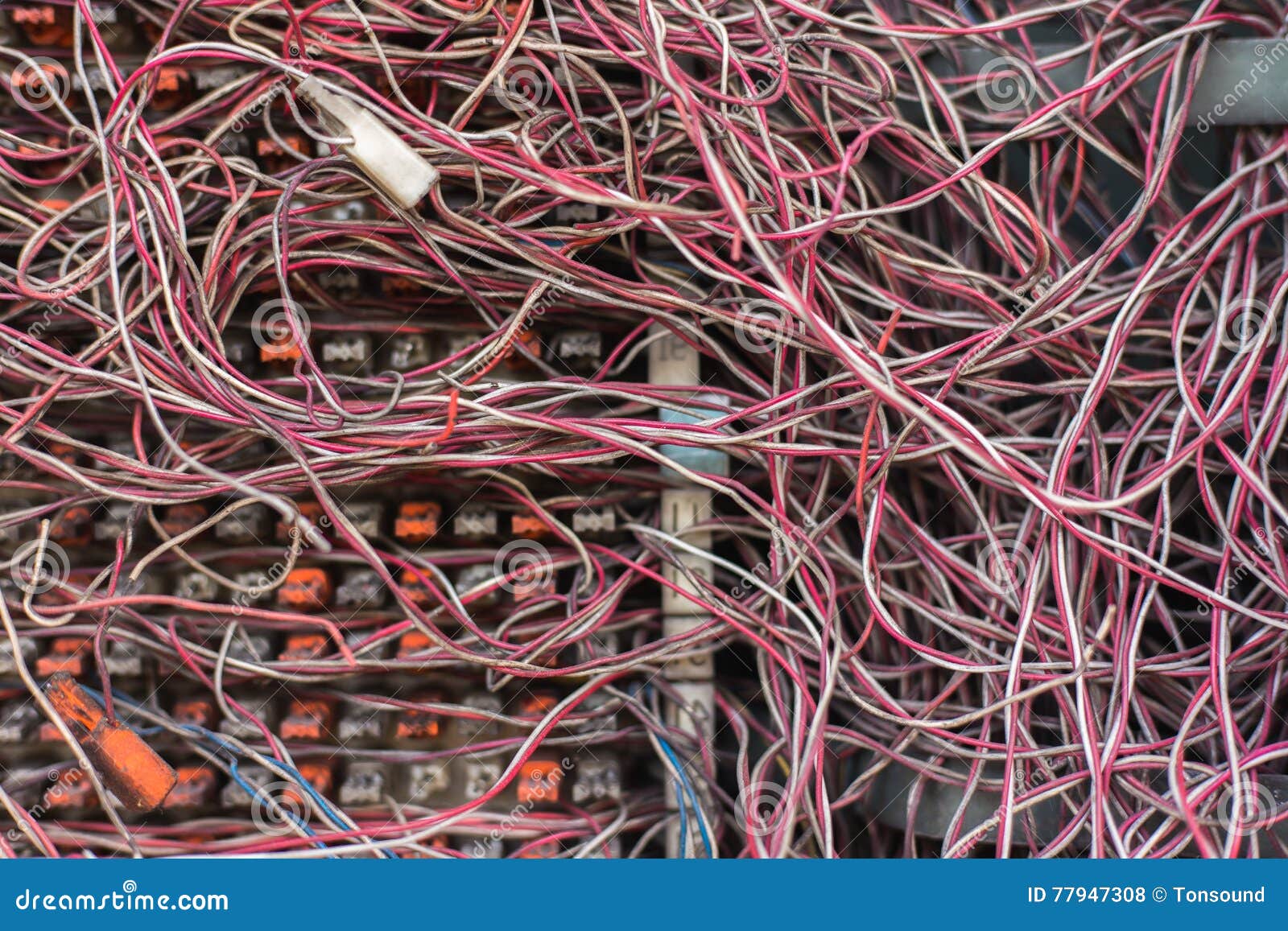 Messy cables stock photo. Image of phone, cabling, power - 77947308
