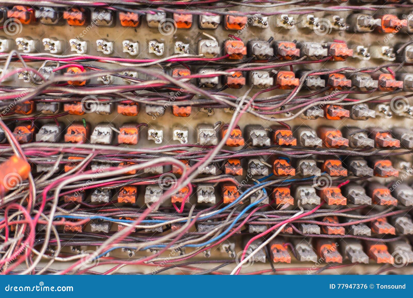 Messy cables stock photo. Image of networking, lines - 77947376