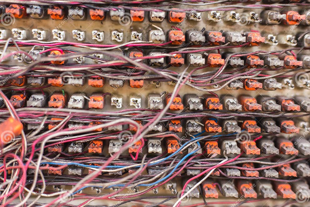 Messy cables stock photo. Image of networking, lines - 77947376