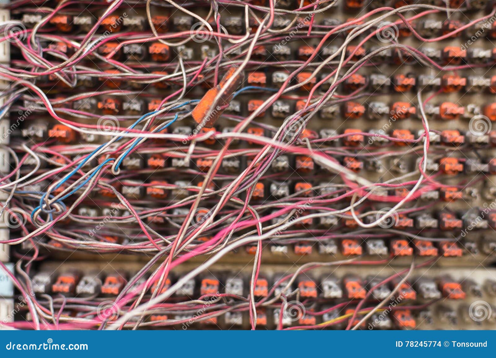 Messy cables stock photo. Image of colorful, lines, internet - 78245774