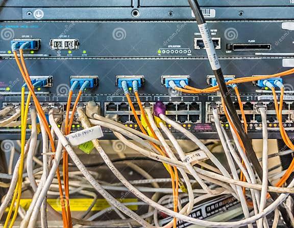 Messy cables and wires stock image. Image of disorganized - 91379375