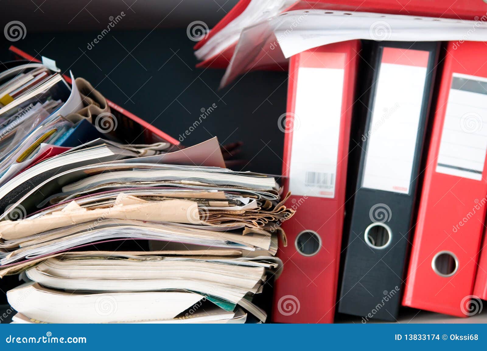 Messy case stock photo. Image of stack, business, medium - 13833174