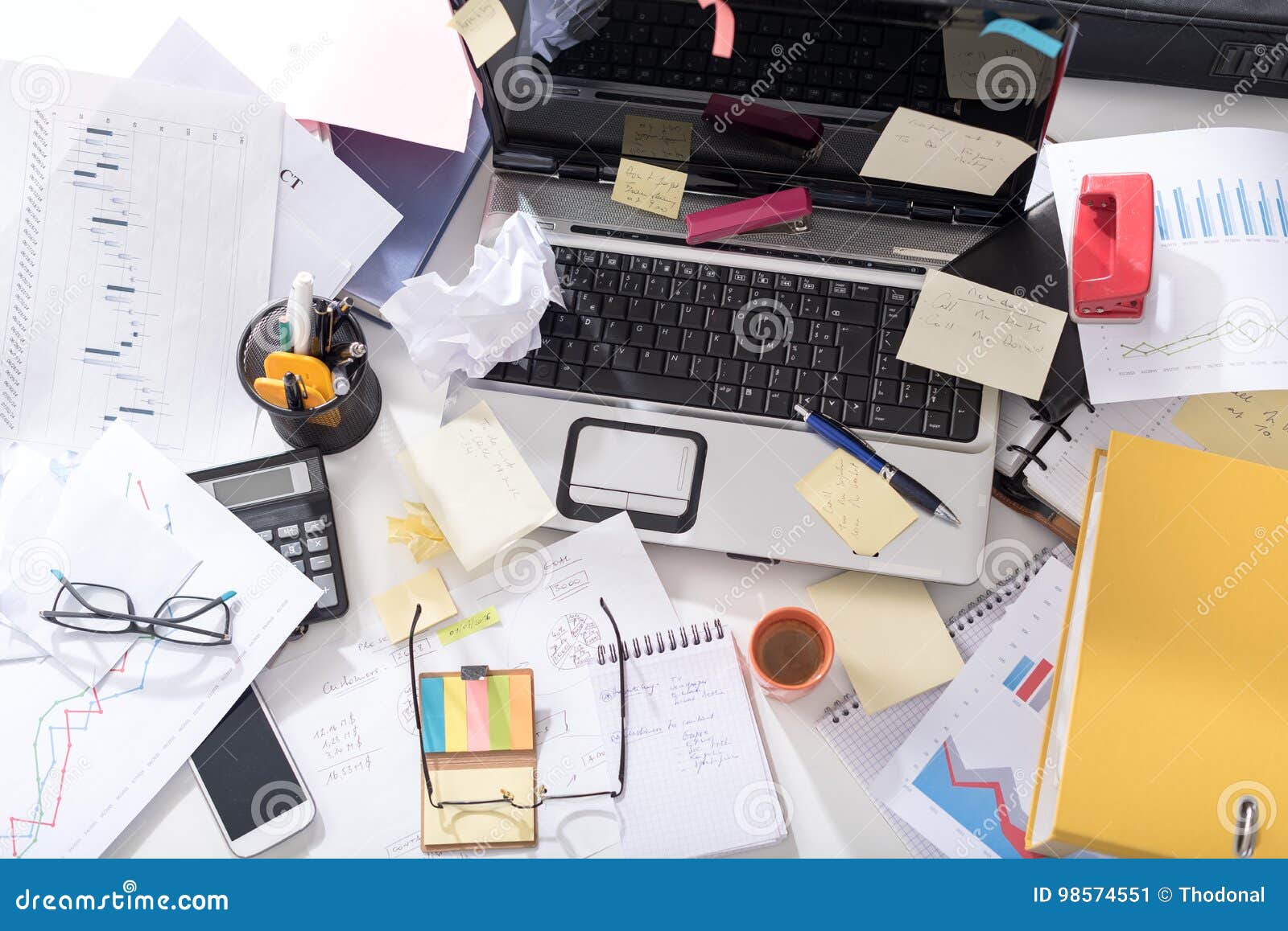Messy And Cluttered Desk Royalty-Free Stock Photo | CartoonDealer.com ... Messy And Cluttered Desk Royalty-Free Stock Photo | CartoonDealer.com ...