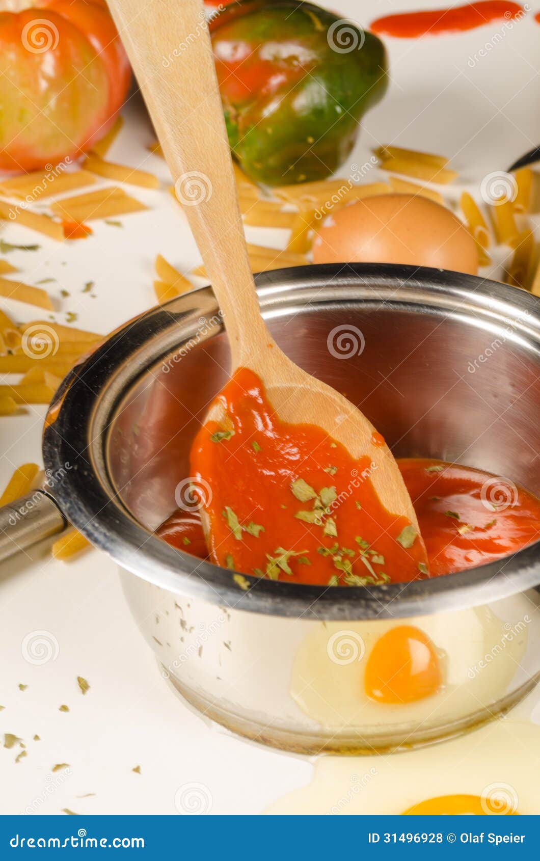 Messy cooking stock photo. Image of mess, ingredients - 31496928