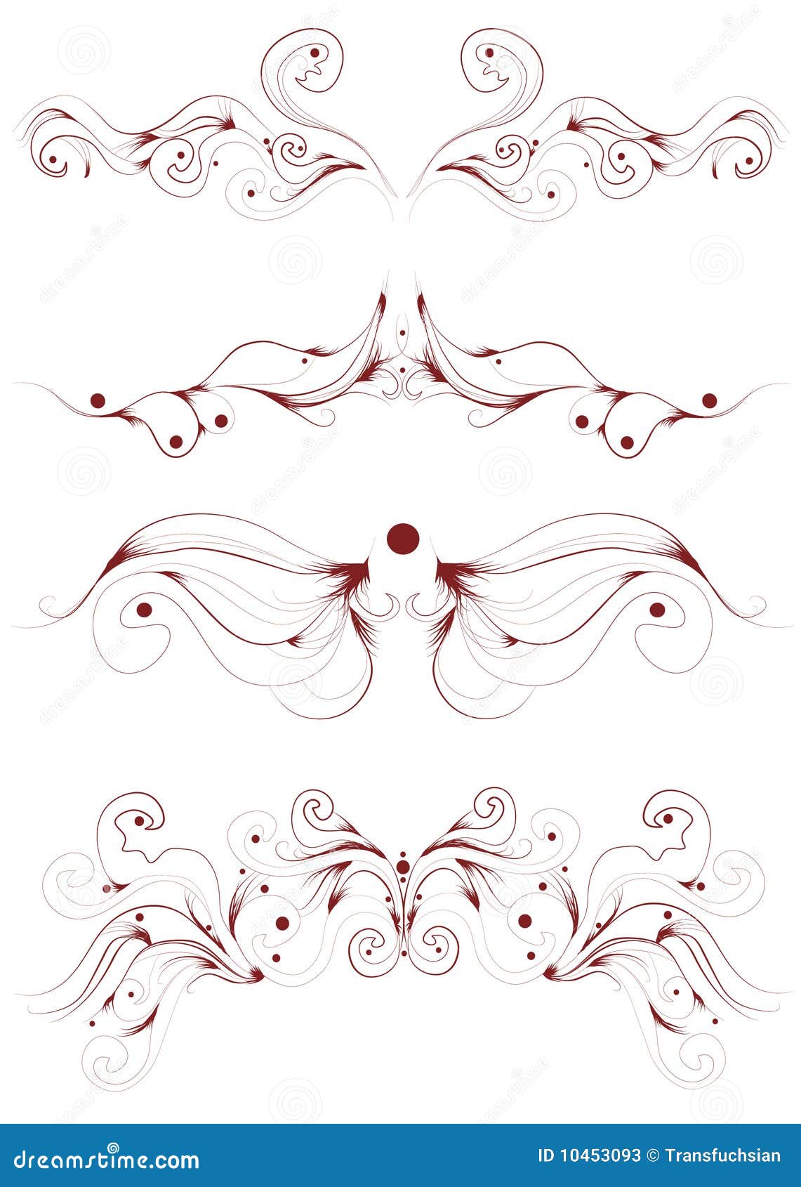 Messy Doodled Design Elements Stock Vector - Illustration of flourishes ...