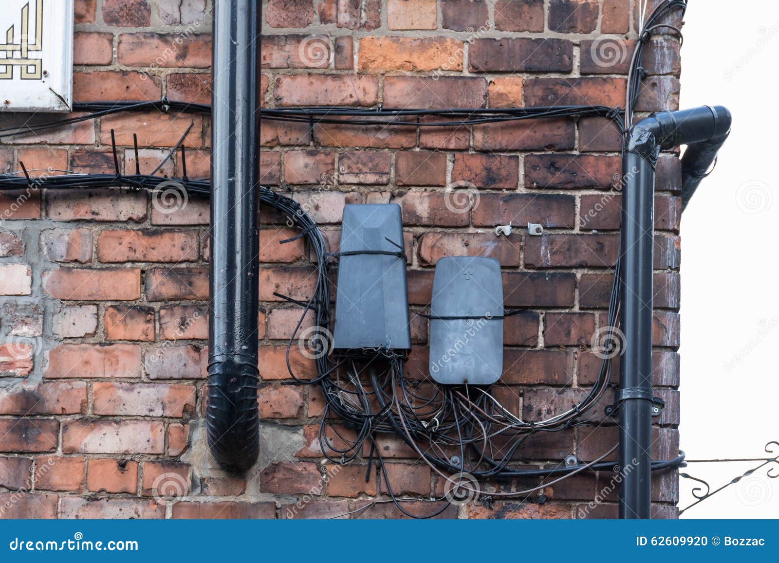 Messy electrical cables stock photo. Image of power, technology - 62609920