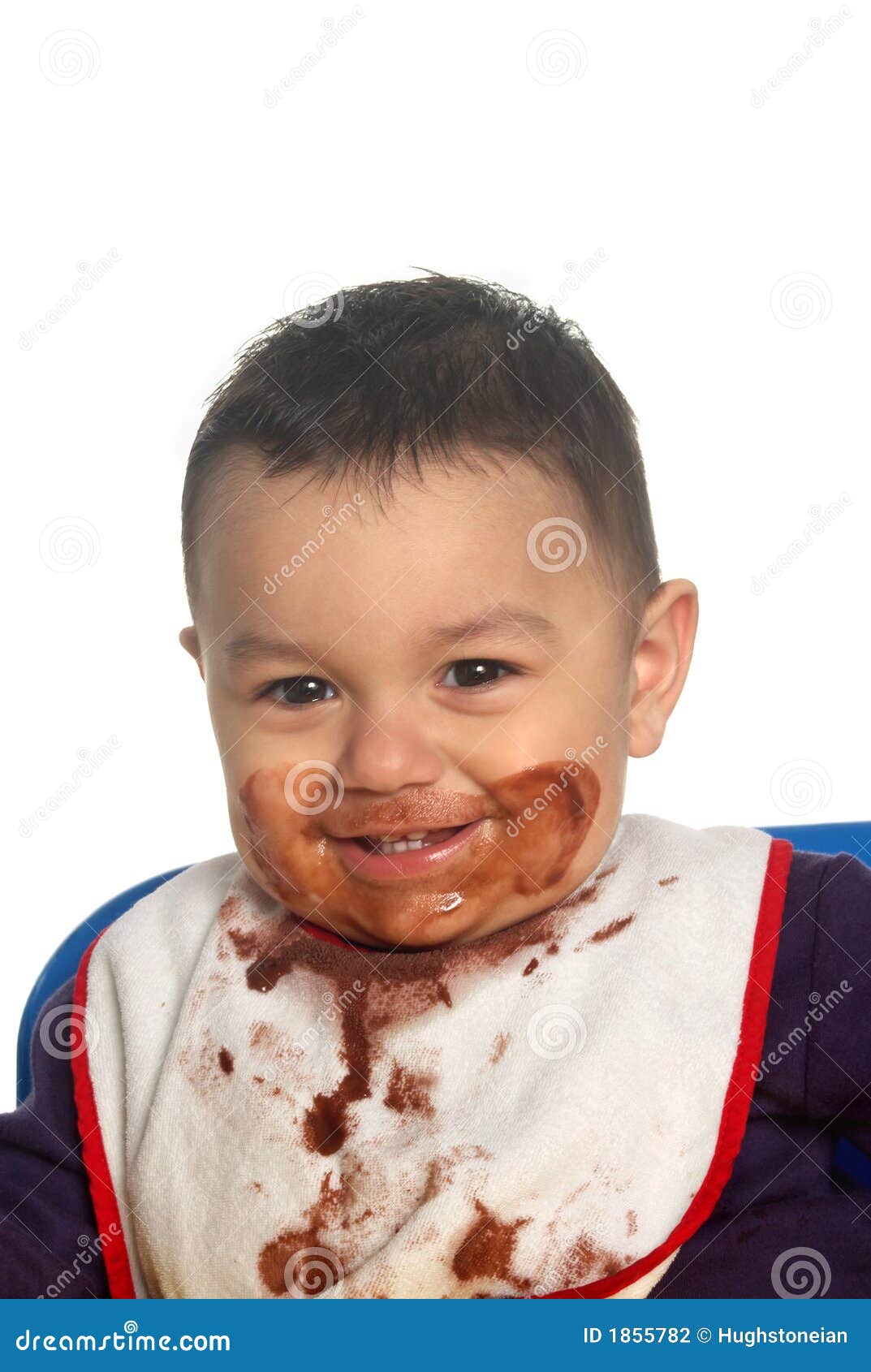 Messy Face baby 15 months stock photo. Image of smeared - 1855782