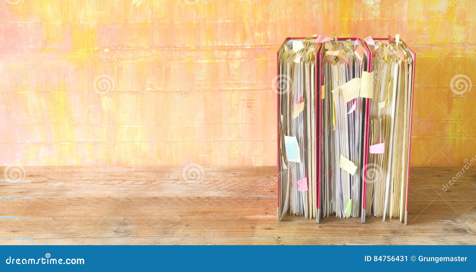 Messy File Folders and Documents Stock Image - Image of officialism ...