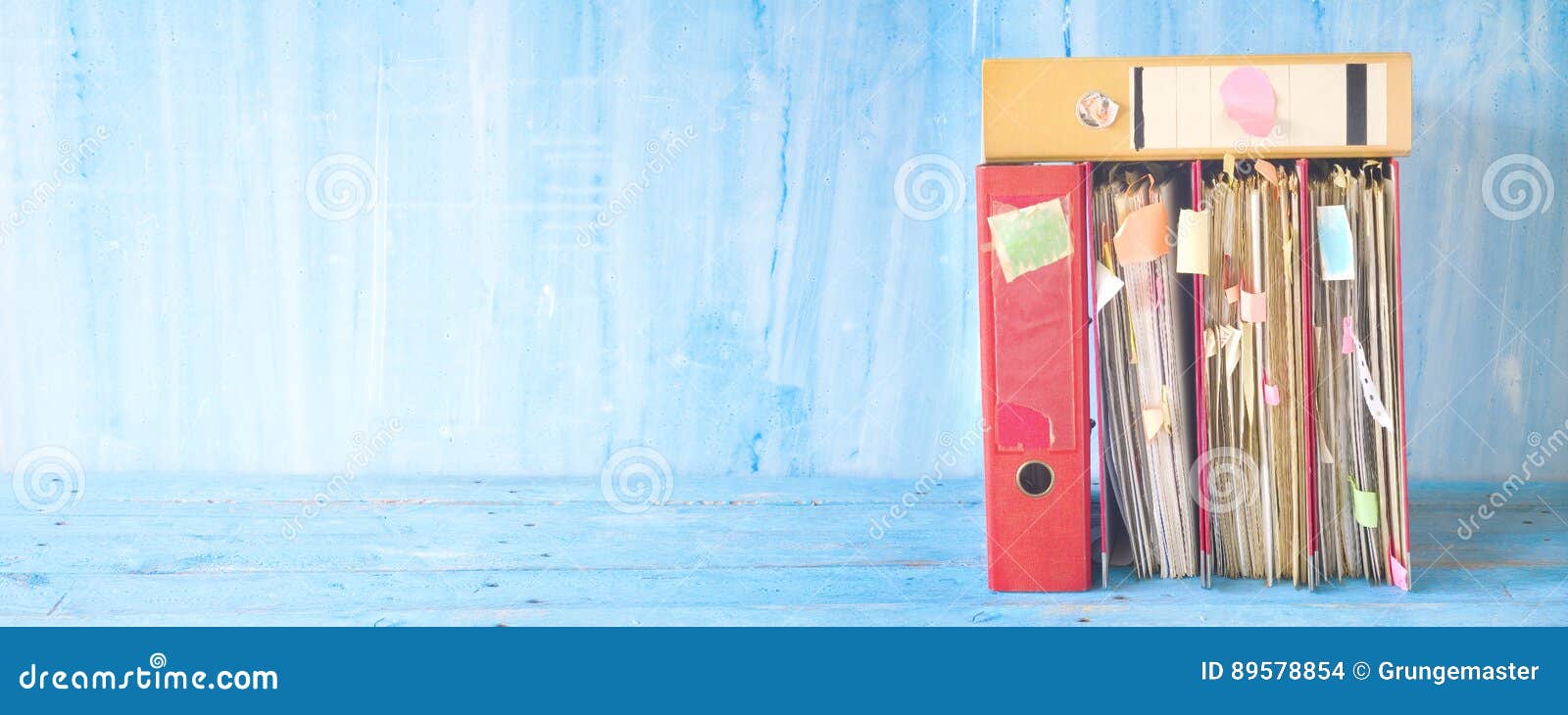 Messy File Folders and Documents, Stock Photo - Image of format, file ...