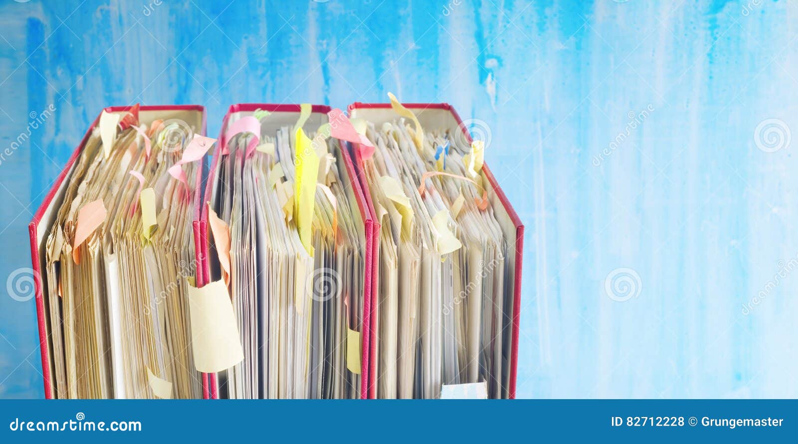 Messy File Folders and Documents Stock Photo - Image of college, file ...