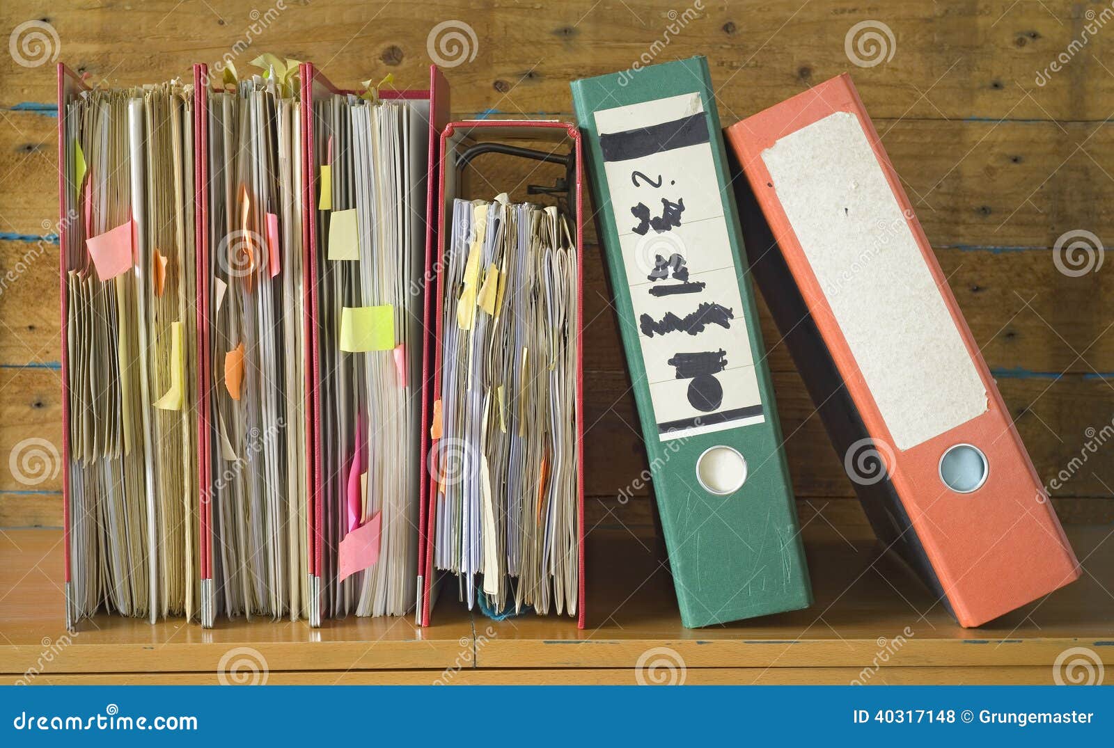 Messy file folders stock photo. Image of dossier, manual - 40317148