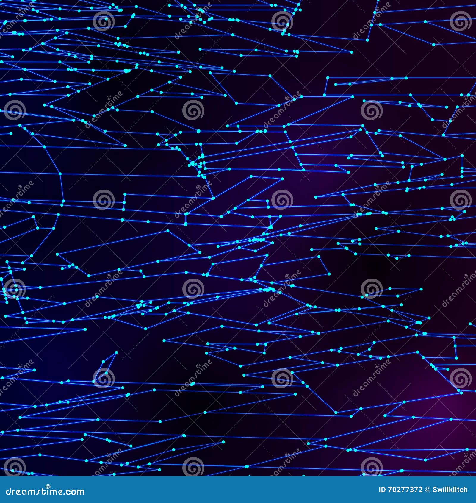 Messy Grid Made of Connected Dots Stock Vector - Illustration of ...